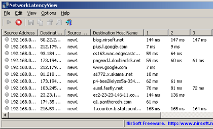 ネットワーク通信の遅延状況を簡単に調査する「NetworkLatencyView」 | システム管理者の悪戦苦闘